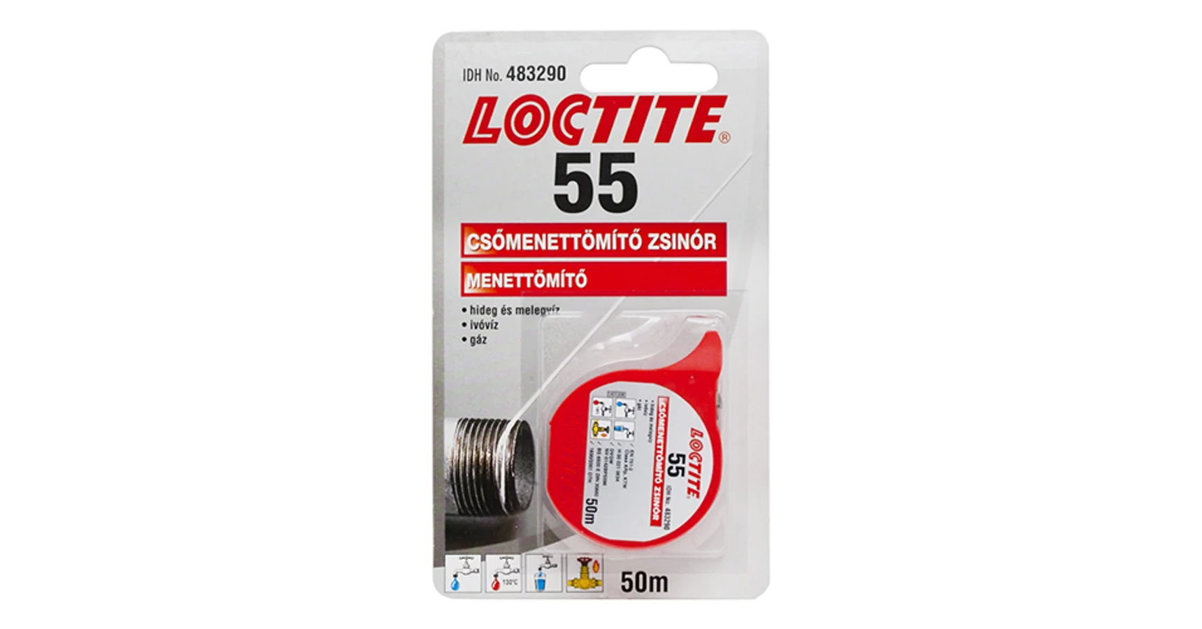 Loctite 55 menettömítő zsinór 50m - 3.500 Ft - Szivattyuuzlet.hu